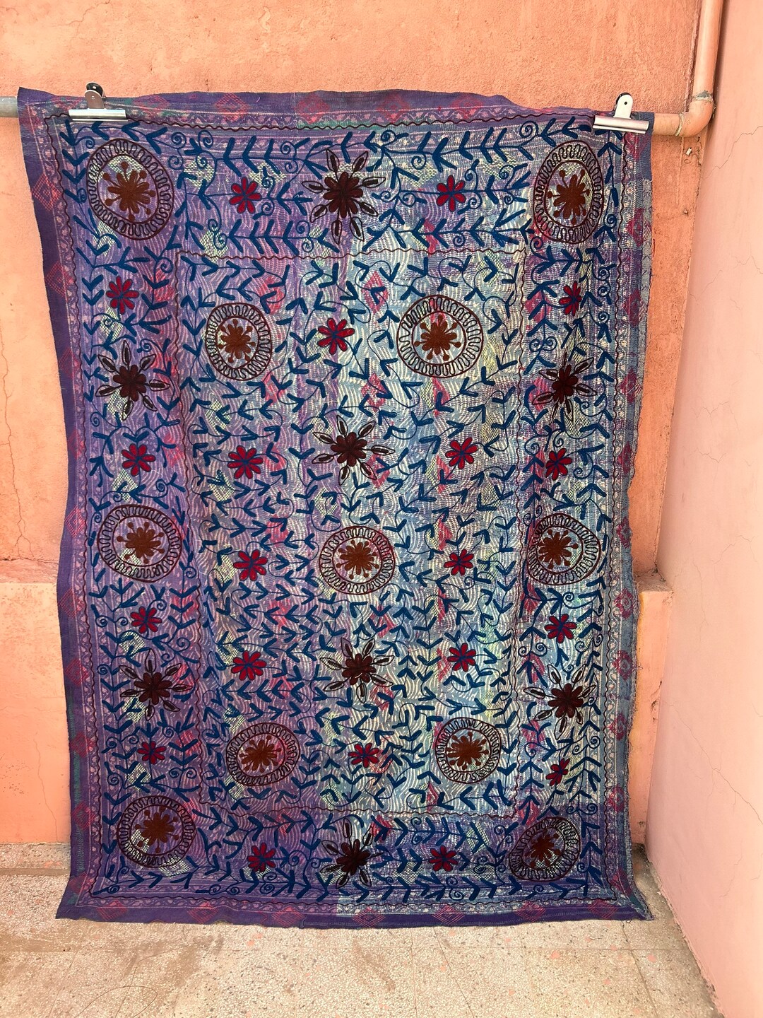 Vintage Kantha Quilts Suzani Embroidery BY Artisanofrajasthan R118 - Etsy