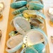 Blue Abalone Shell Table Runner. Abalone Shells Garland. Different Size ...