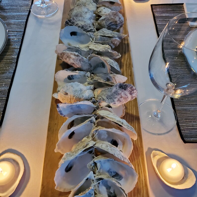 Oyster Shell Garland. Oyster Shell Table Runner. Wedding - Etsy