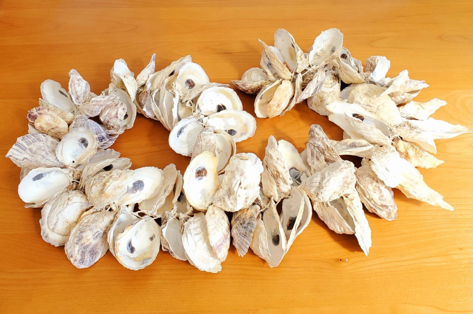 Oyster Shell Garland. Oyster Shell Table Runner. Wedding - Etsy