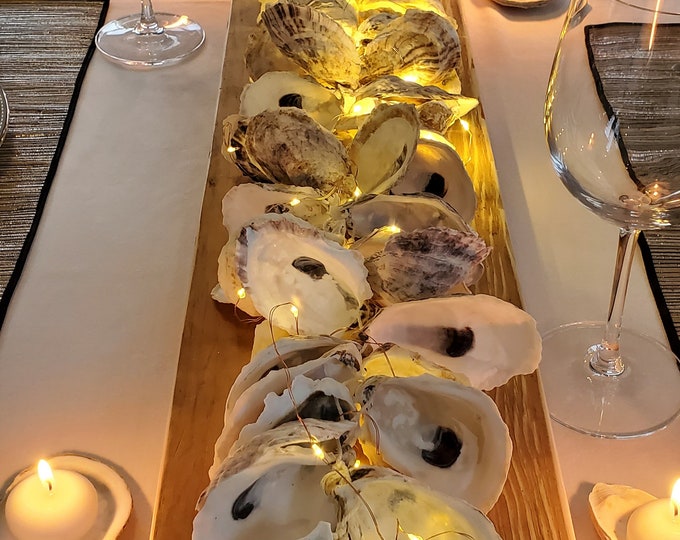 Oyster Shell Garland. Oyster Shell Table Runner. Wedding Oyster Shell ...