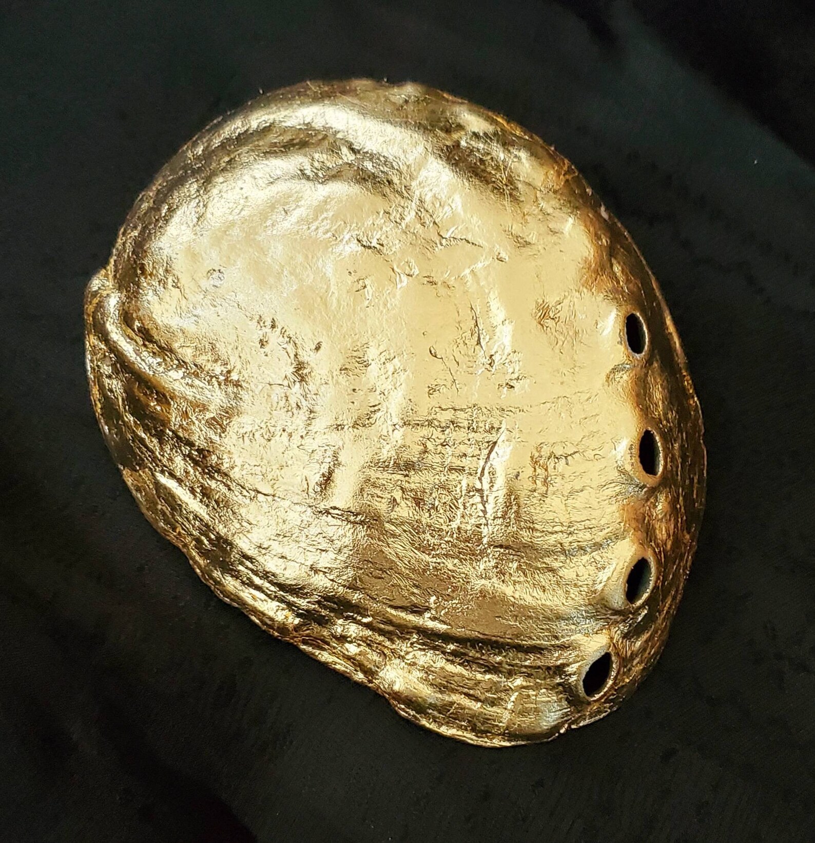 1 Gilded 4 Abalone Shell. Abalone Jewelry Dish . Gold - Etsy