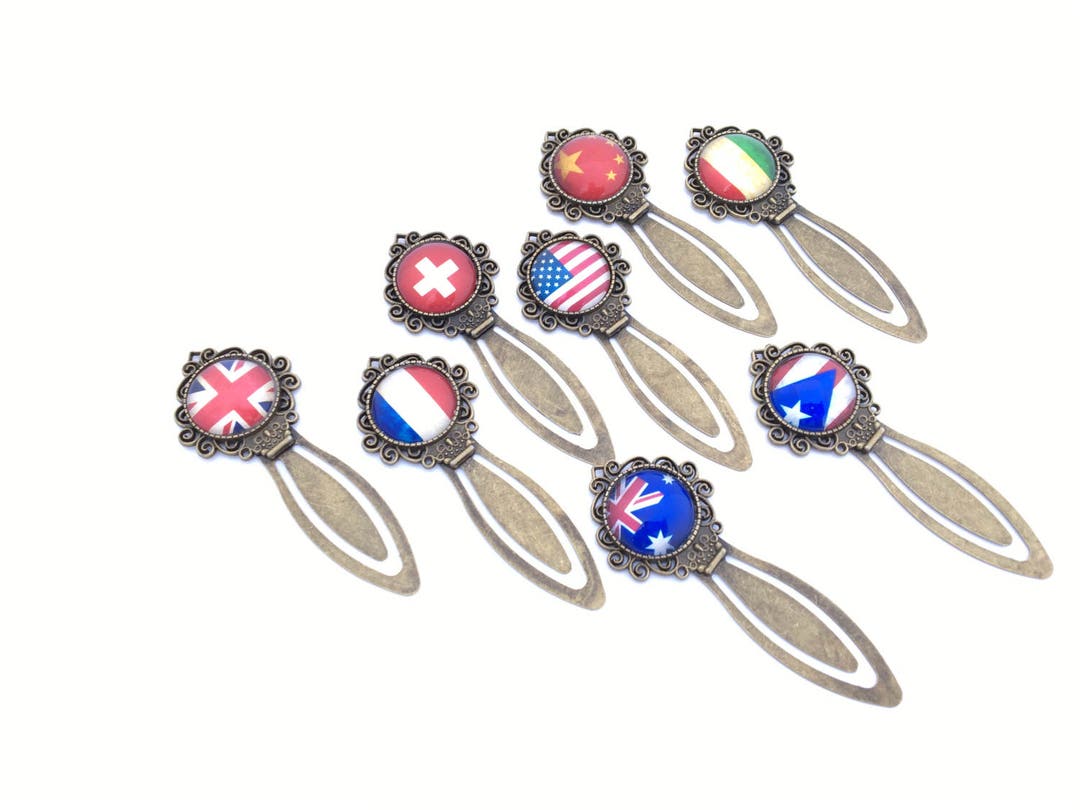 Flags of the World Bookmarks - Etsy