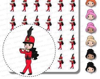 Band Sticker Drum Major Girl | Etsy