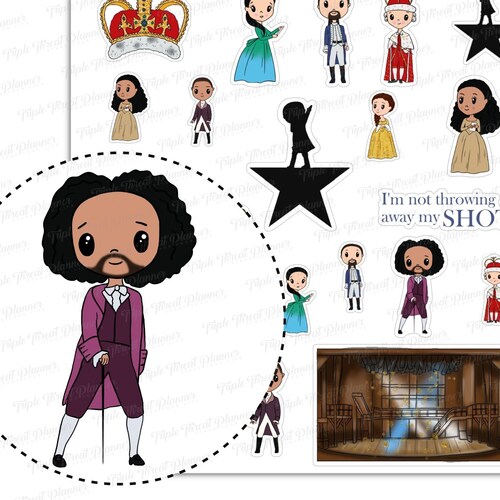 Broadway Musical Stickers Chicago the Musical Inspired Cute - Etsy