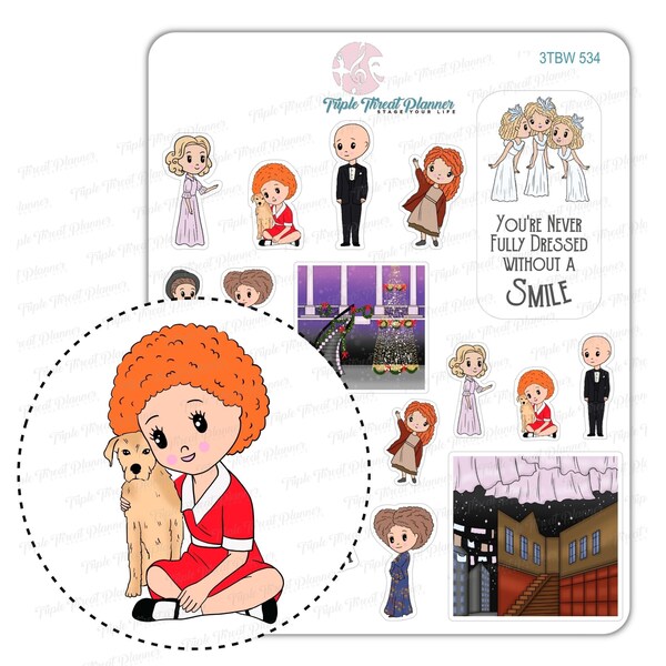 Annie the Musical Clipart - Etsy