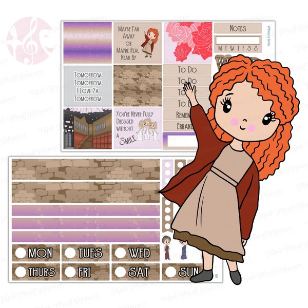 Annie the Musical Clipart - Etsy