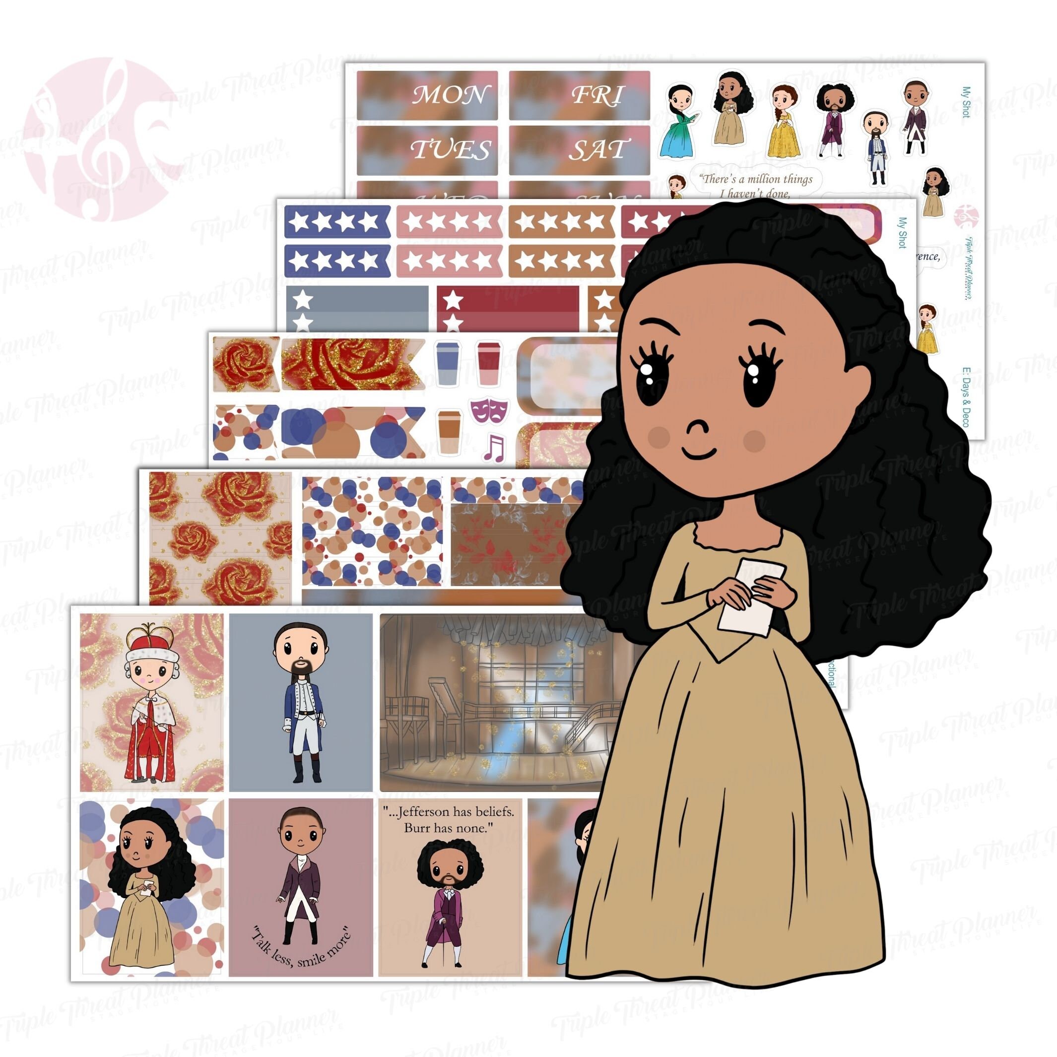 Craft Supplies & Tools Paper, Party & Kids Broadway Musical Stickers ...