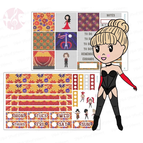 Craft Supplies & Tools Paper, Party & Kids Broadway Musical Stickers ...