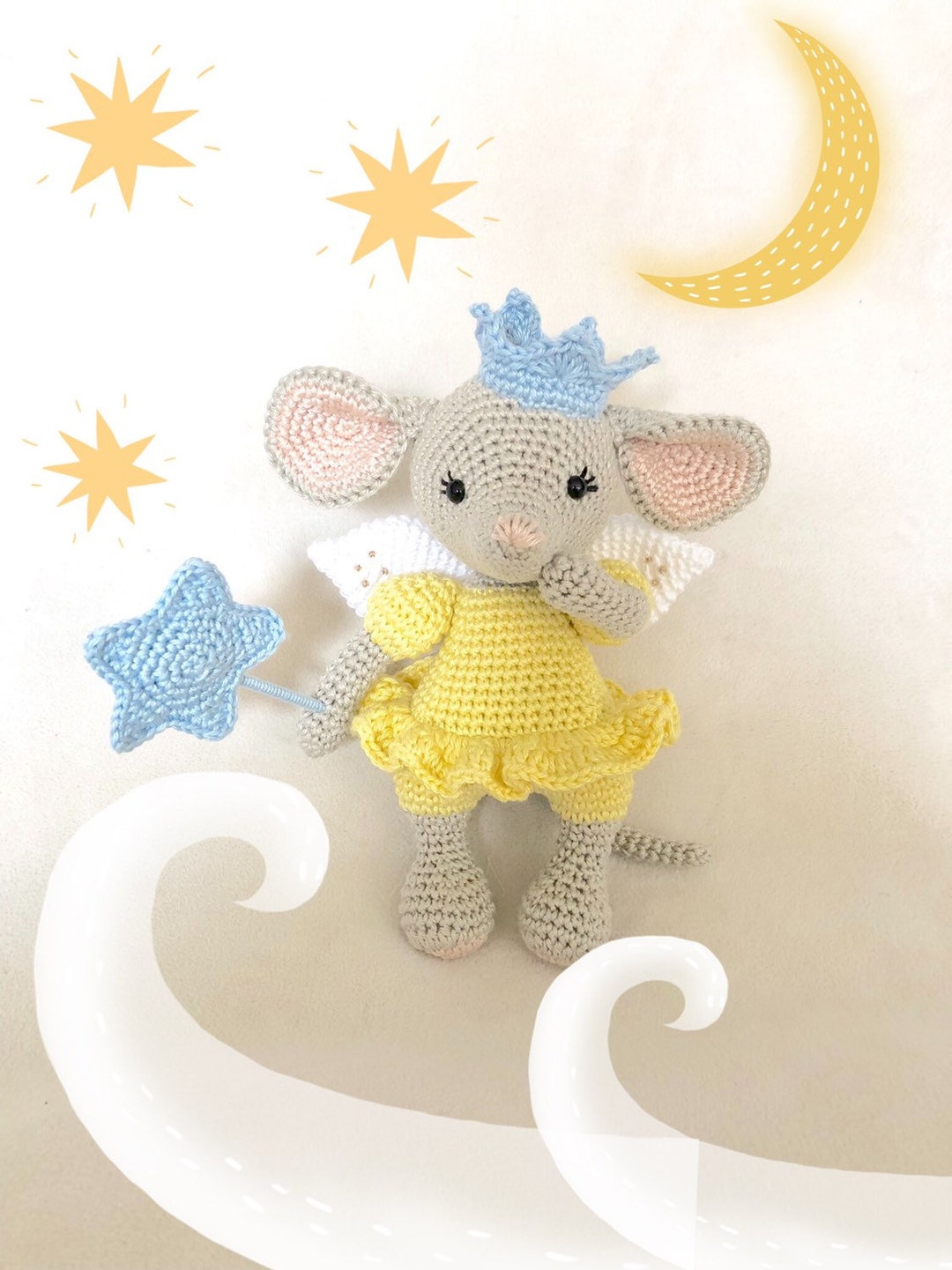 Lucy the Princess Fairy Mouse - Tooth Fairy - Etsy