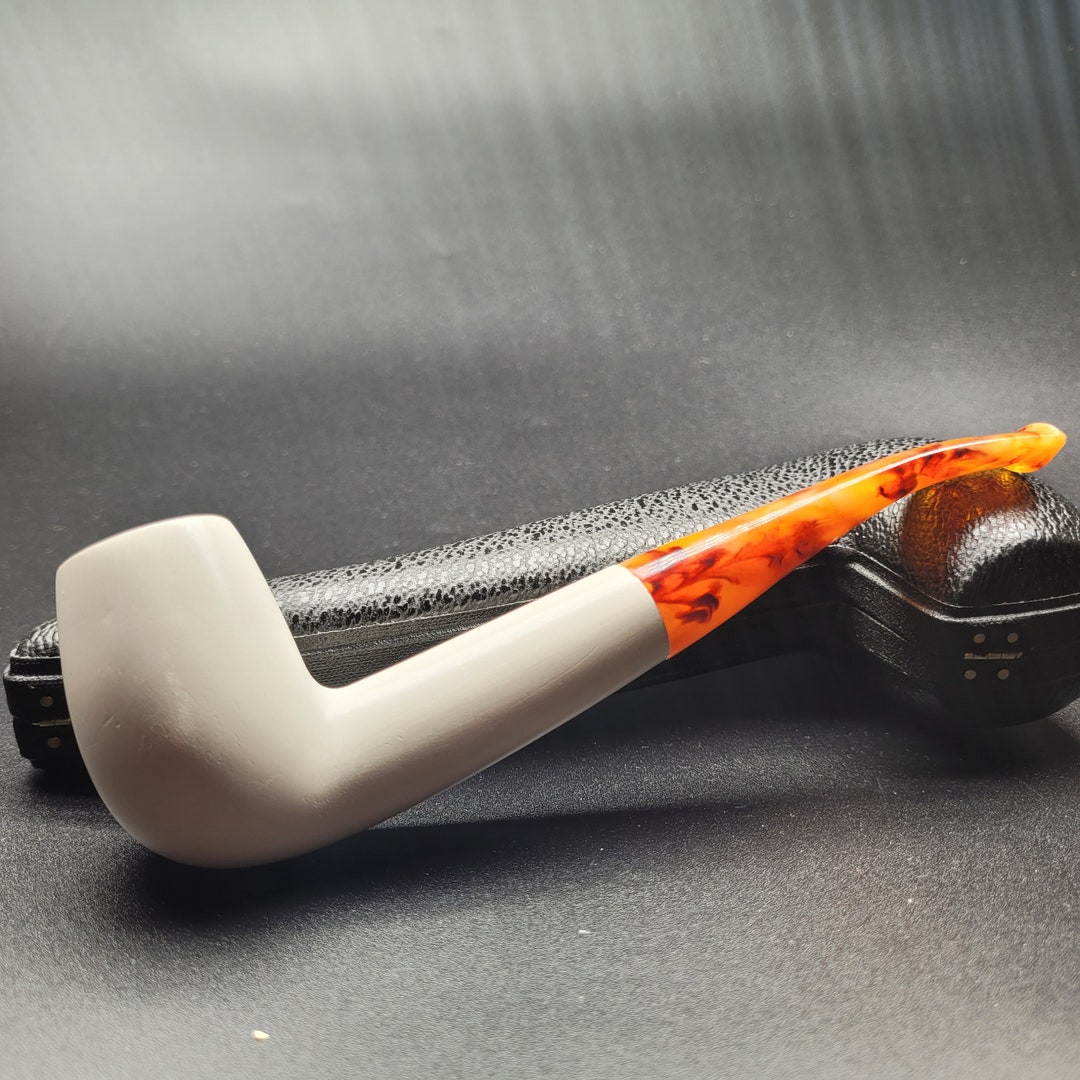 Smooth Canadian Meerschaum Pipe by CPW Meerschaum Pipes 431 - Etsy