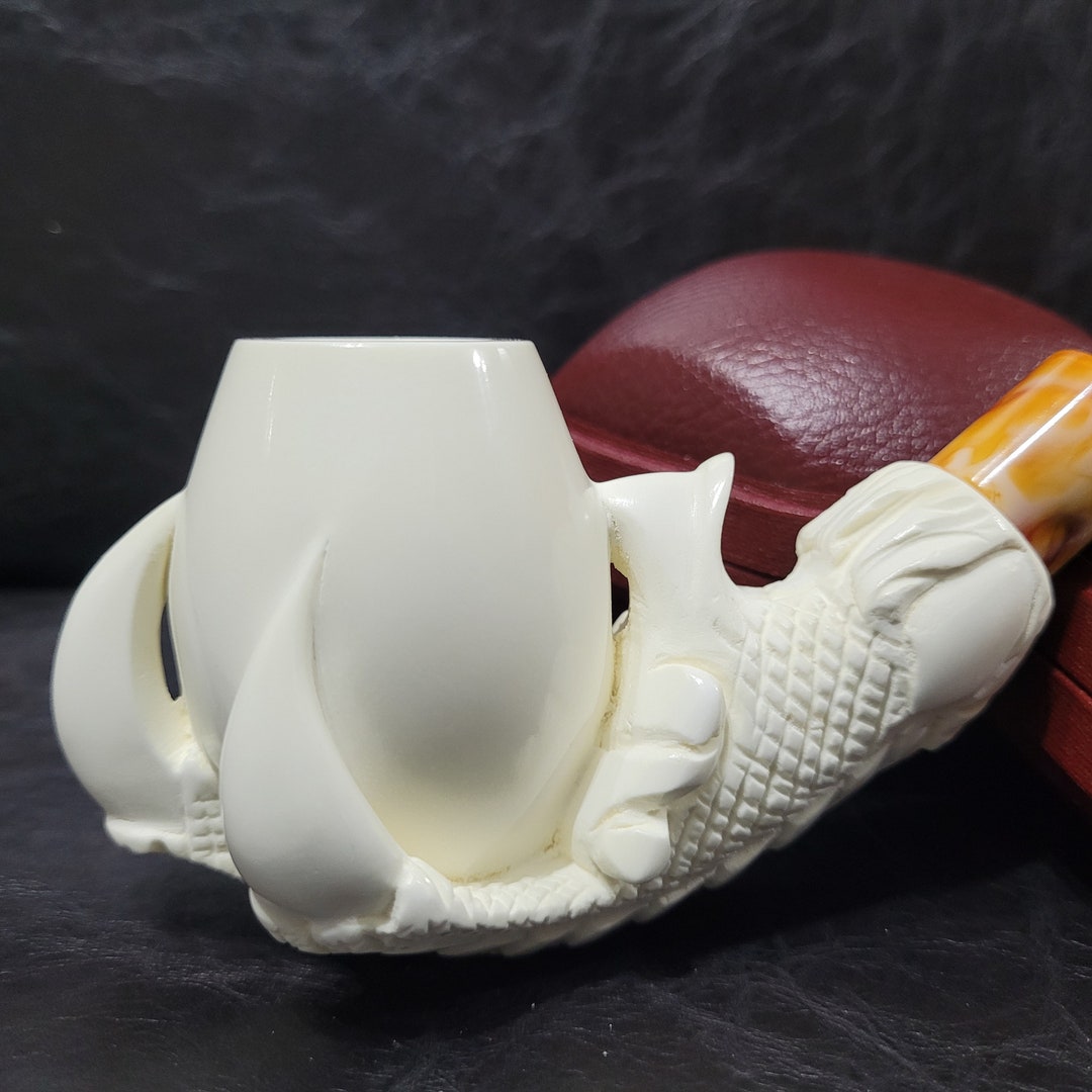 XLARGE Claw &egg Meerschaum Pipe Exclusively Handcarved by CPW Pipes 35 ...