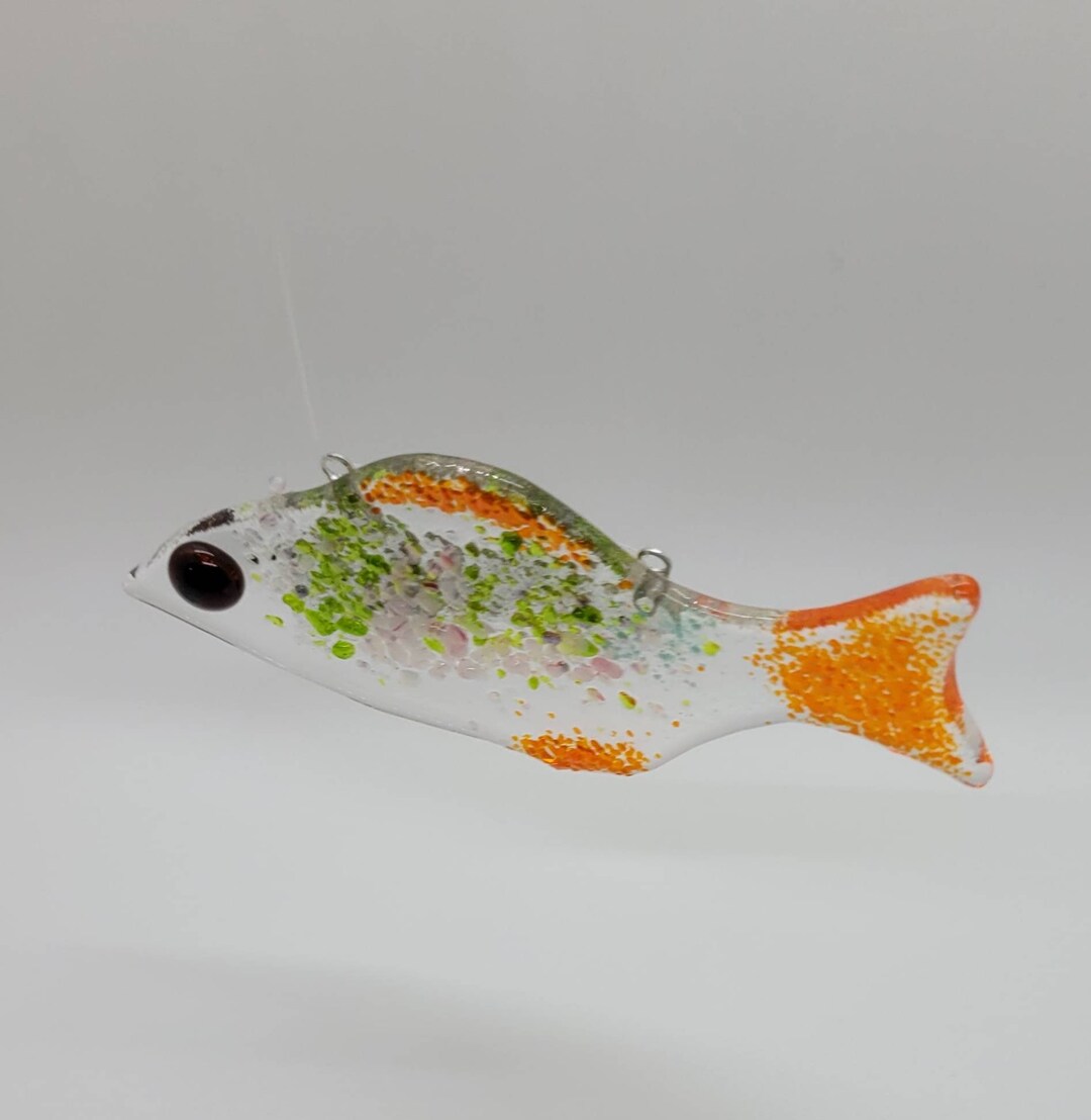 Fused Glass fish - Etsy