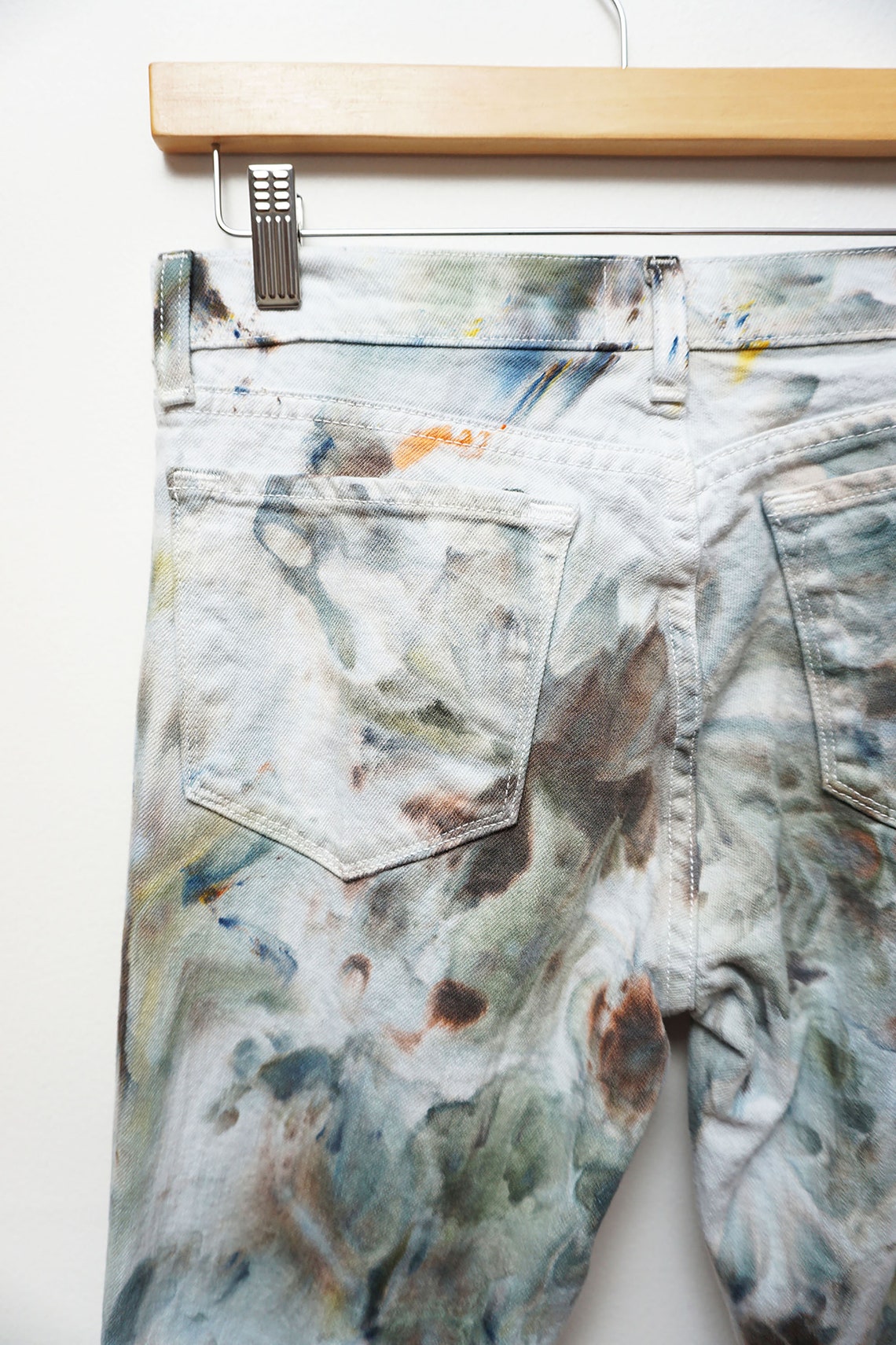 Tie Dye Denim Tie Dye Jeans Tie Dyed Jeans Tie Dye Pants - Etsy