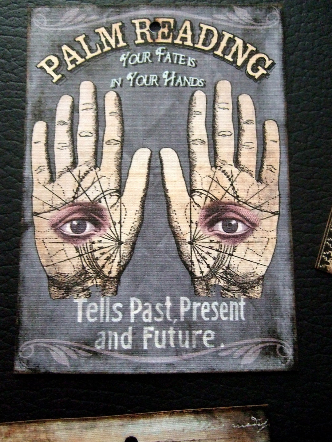 SEVEN Vintage Inspired Palm Reader Hang Tags Fortune Telling ~ Vintage ...