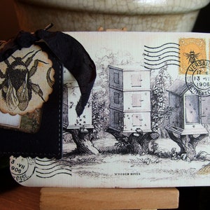 FOUR Vintage Style Bee Postcards ~ Journal Cards ~ Scrapbooking ...