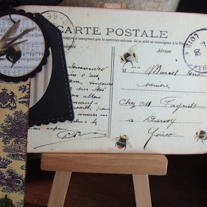 FOUR Vintage Style Bee Postcards ~ Journal Cards ~ Scrapbooking ...