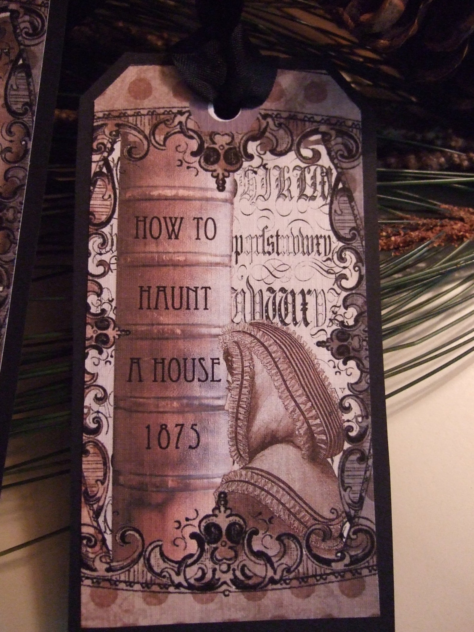 SIX Large Primitive Vintage Gothic Raven Spell Book Halloween | Etsy