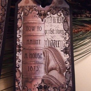 SIX Large Primitive Vintage Gothic Raven Spell Book Halloween - Etsy