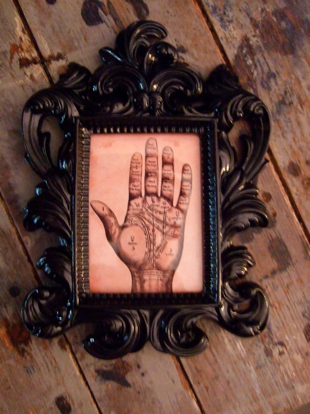 Gothic Picture Frame - Vintage Style BLACK BAROQUE FRAME ~ Gatsby ...