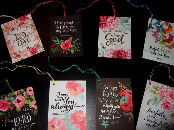 EIGHT Faith Based Hang Tags Messages of Hope / Vintage Gift - Etsy