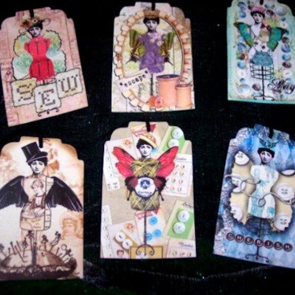 Steampunk Tags - Etsy