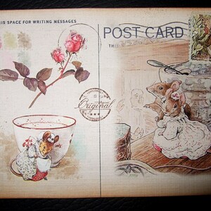 FOUR Beatrix Potter Peter Rabbit Postcards Art Mail ~ Place Cards~keep ...