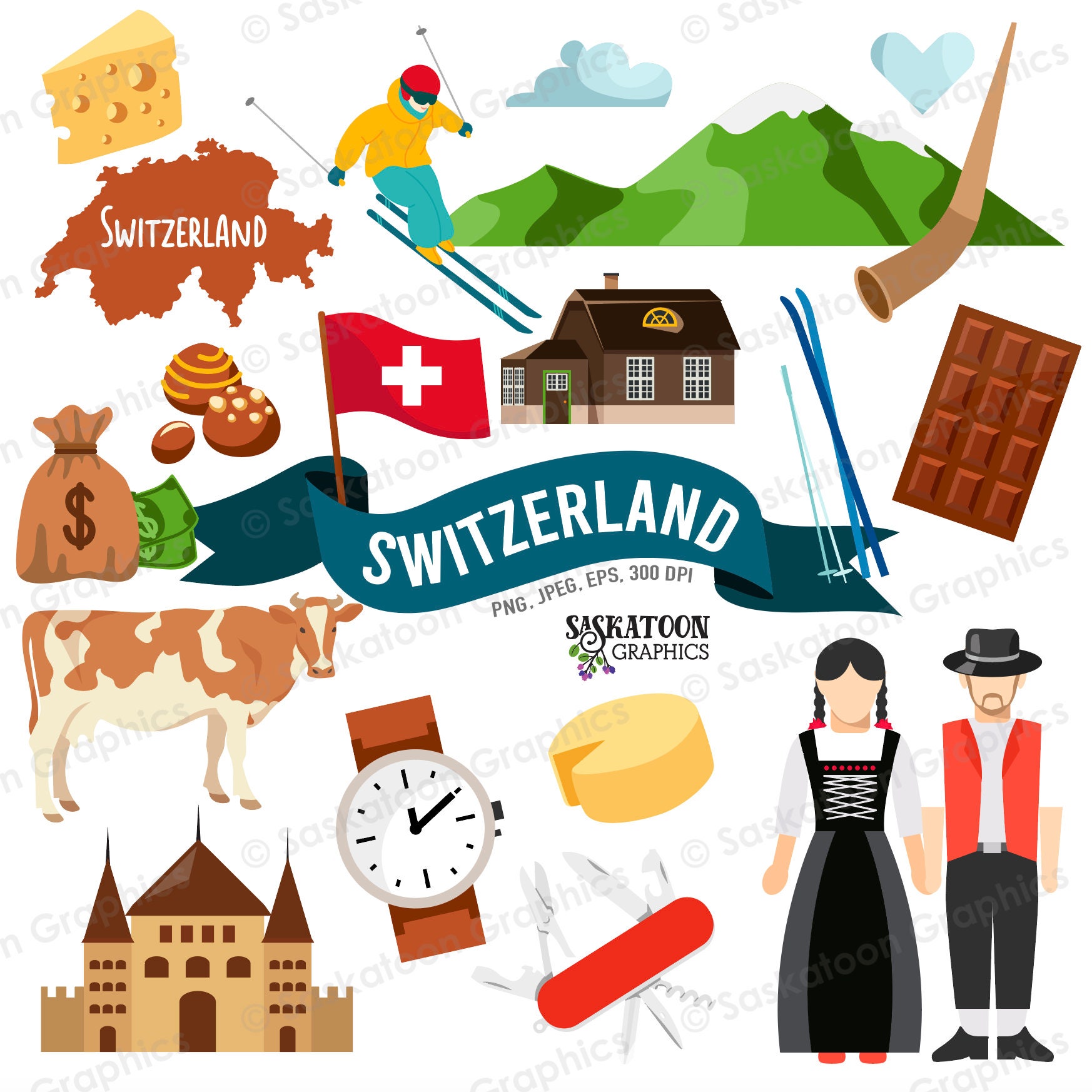 Europe Continent Clip Art