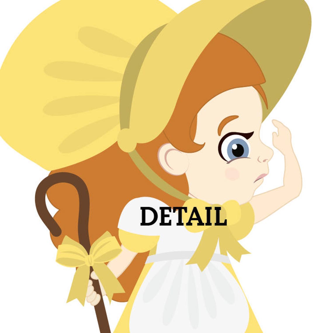 Little Bo Beep Lost Her Sheep Clip Art - Instant Download File ...