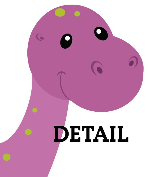 Cute Prehistoric Dinosaur Clip Art - Instant Download File - Digital ...