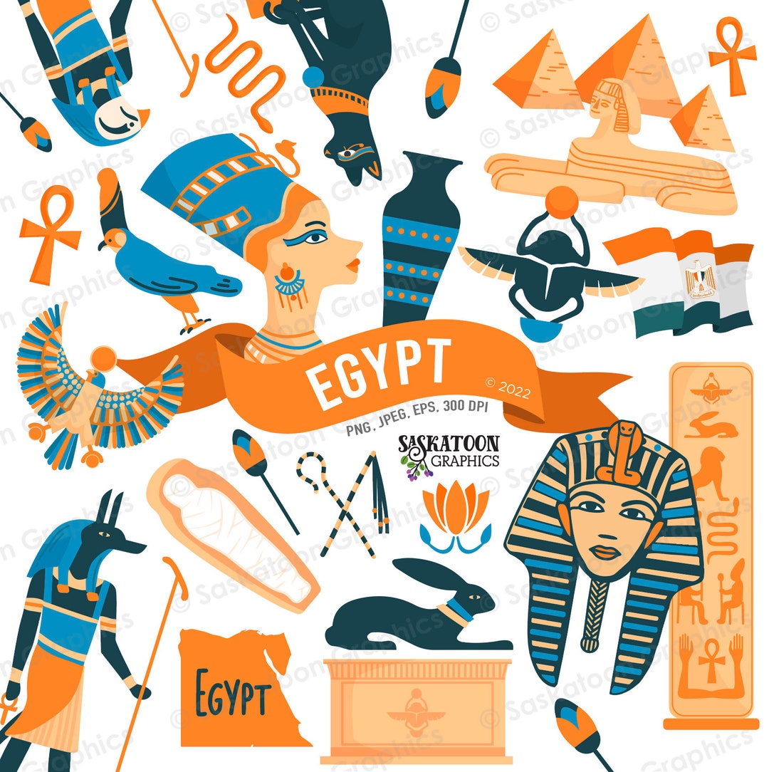 Egypt Travel Clip Art - Egyptian Flag - African Continent World ...