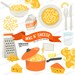 Macaroni and Cheese Clip Art - Instant Download File - Digital Graphics ...