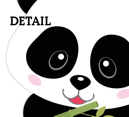 Cute Panda Bear Clip Art - Jungle - Instant Download File - Digital ...