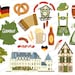 Germany Travel Clip Art - German Flag - European Continent World ...