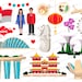 Singapore Travel Clip Art Singaporean Flag Asia Continent Country World ...