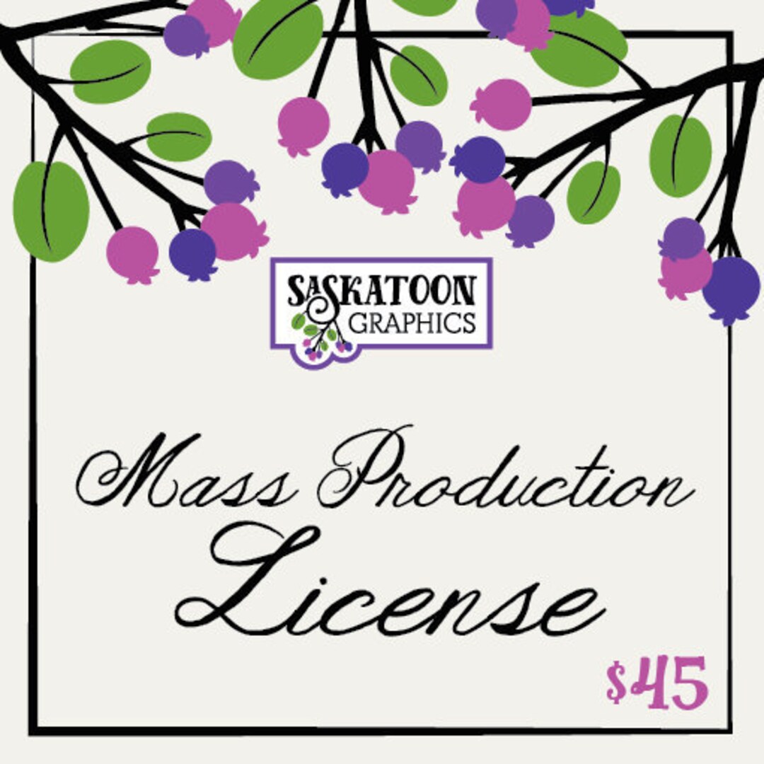 Mass Production License 1 - Etsy