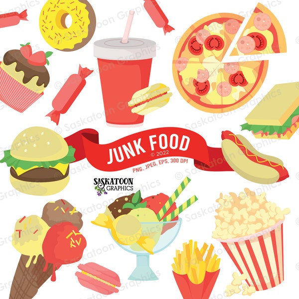 Fast Food Clip Art - Etsy