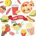 Junk Food Clip Art Set - Fast Food - Instant Download File - Digital ...
