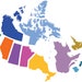 Canada Bright Colors Map Clip Art - North America - Instant Download ...