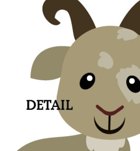 Cartoon Billy Goat Gruff