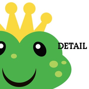 The Frog Prince Clip Art - Instant Download File - Digital Graphics ...