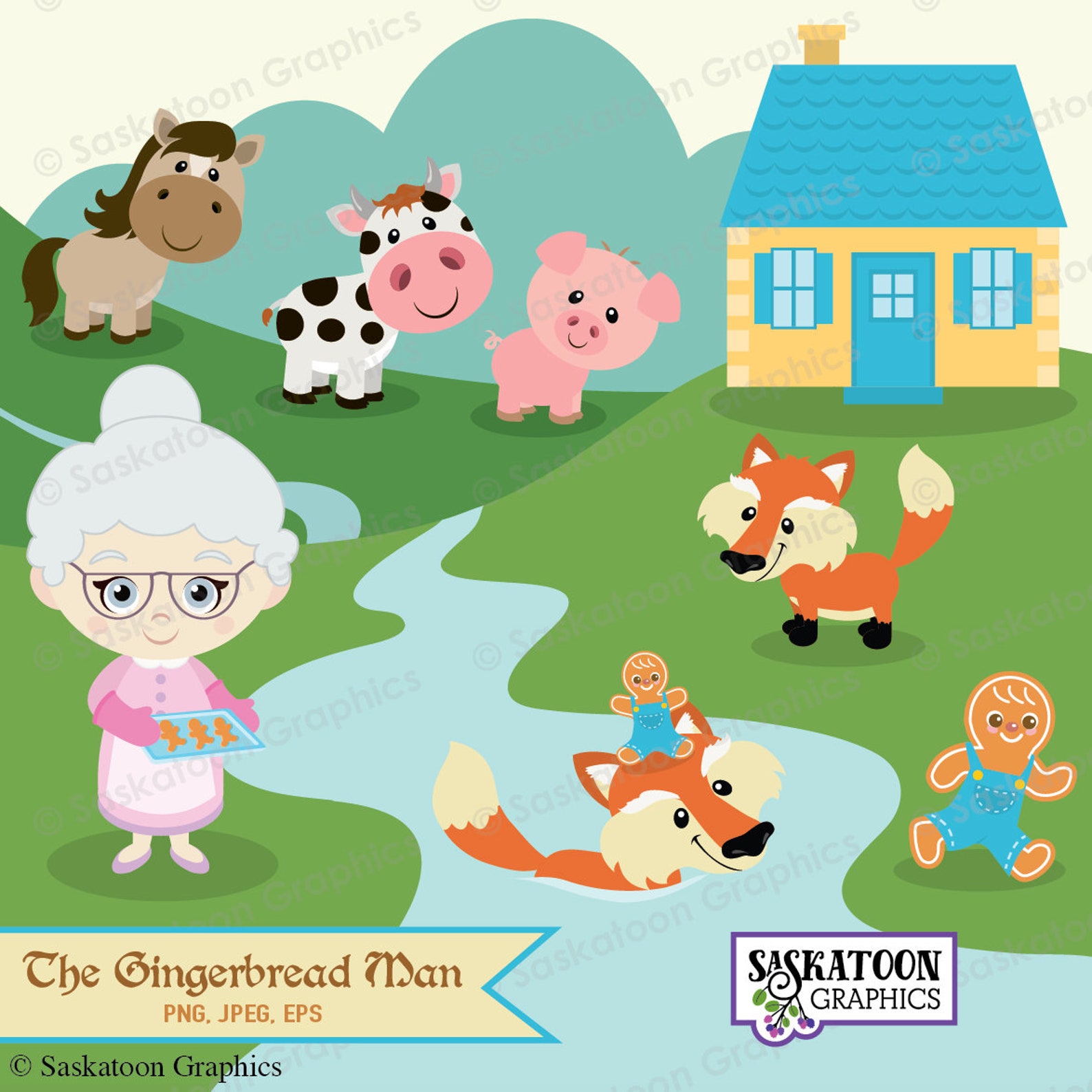 Nursery Rhymes MEGA Bundle Clip Art Set Digital Graphics - Etsy