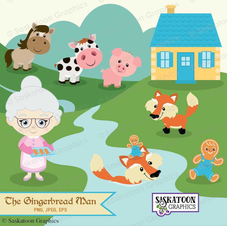 Nursery Rhymes MEGA Bundle Clip Art Set Digital Graphics Product ...