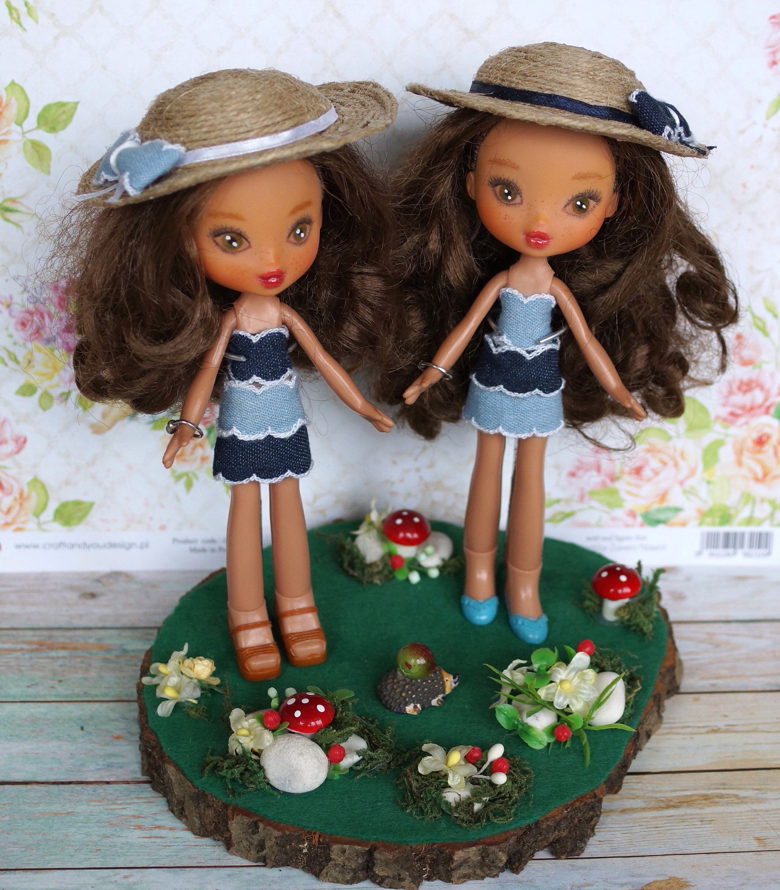 Repaint Bratz Kidz Dolls With Outfit and Handmade Stand, Ooak Custom ...