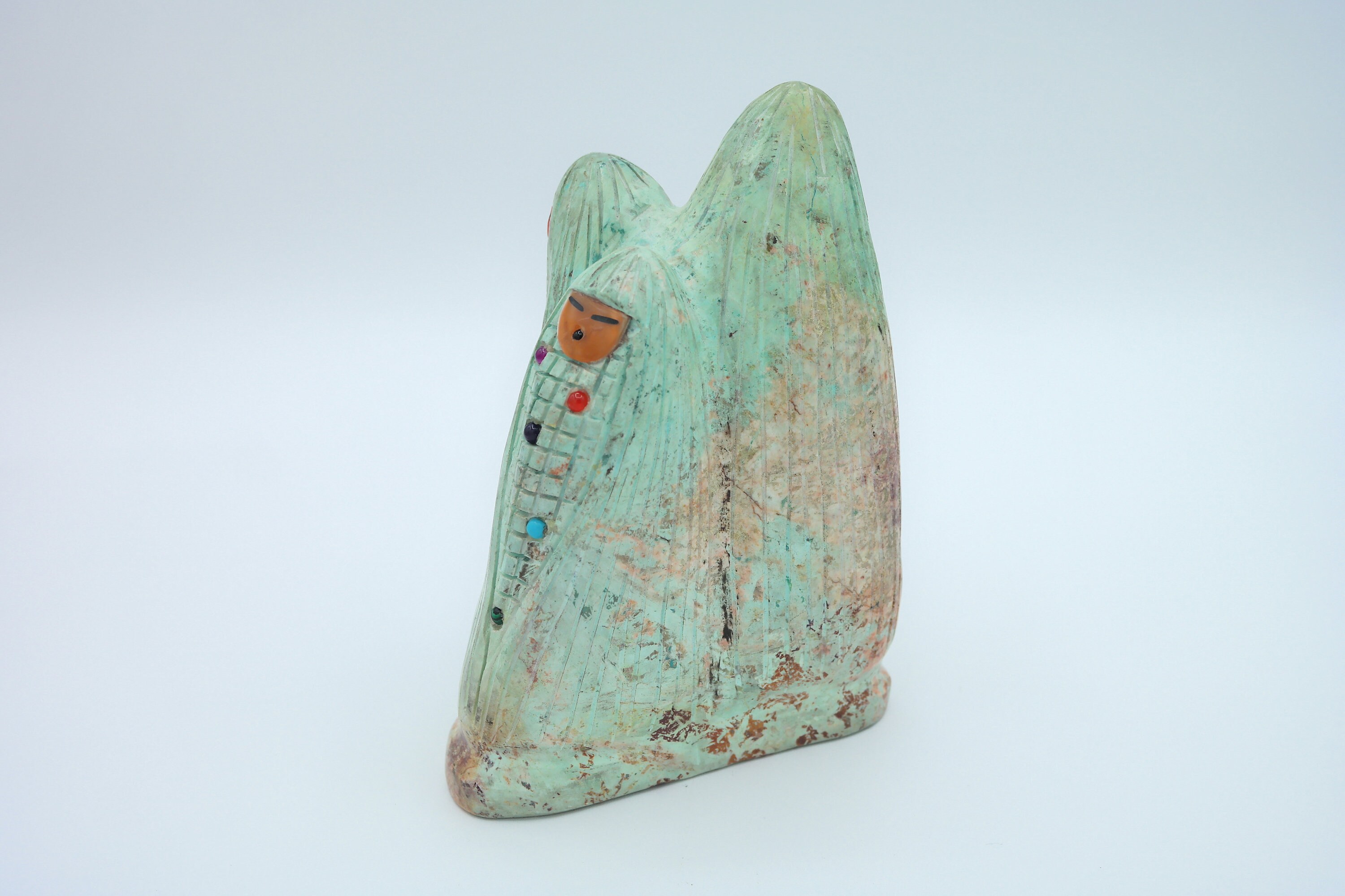 Turquoise Corn Maiden Carving - Etsy