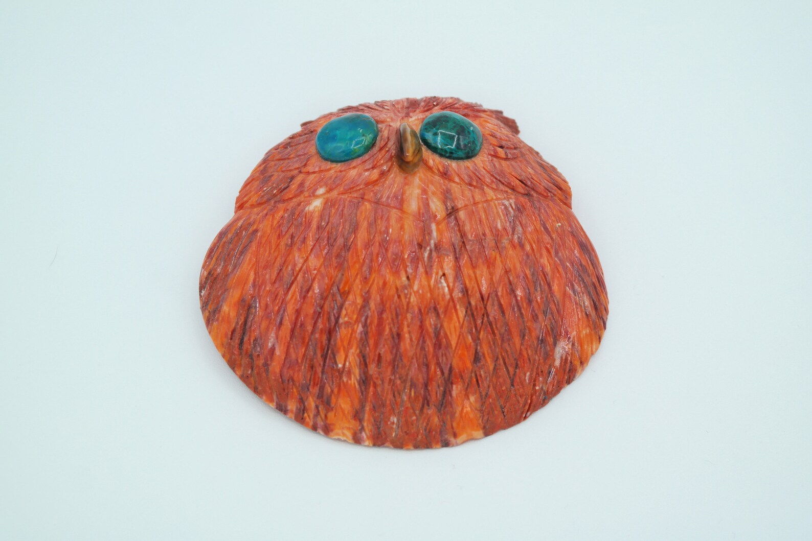 Spiny Oyster Shell Owl Carving - Etsy