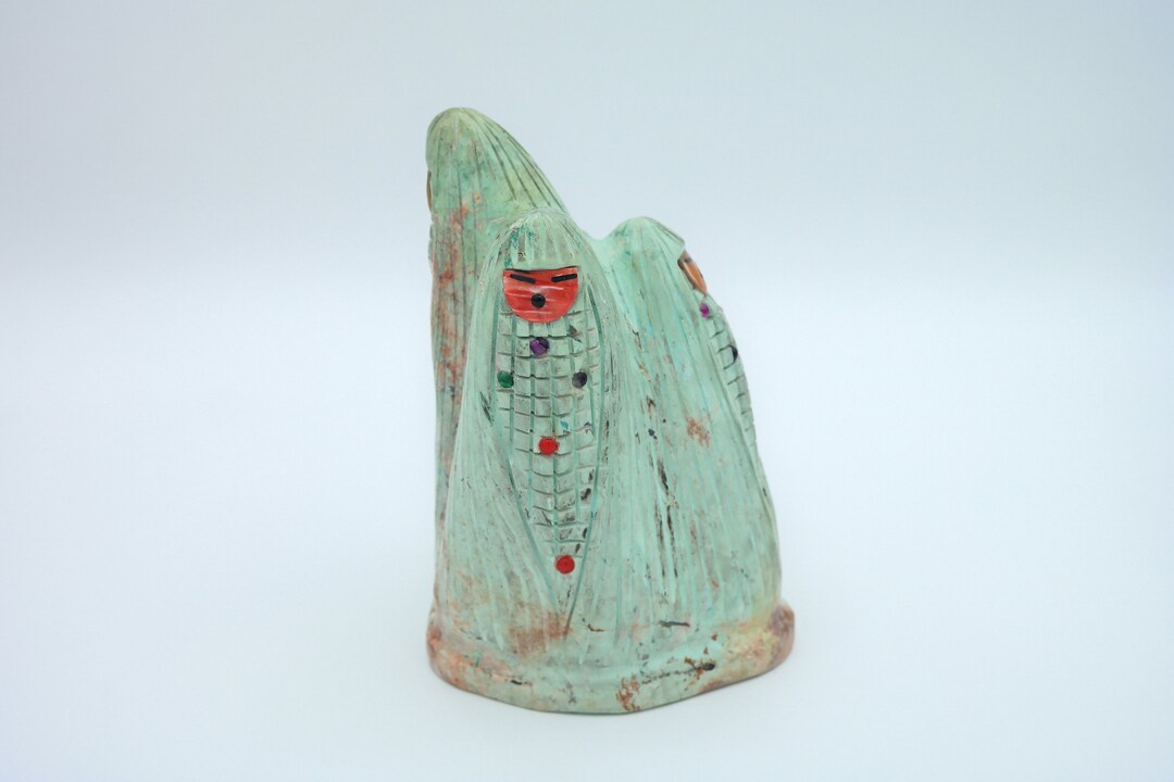 Turquoise Corn Maiden Carving - Etsy