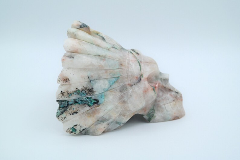 Native Skull Quartz Carving - Etsy