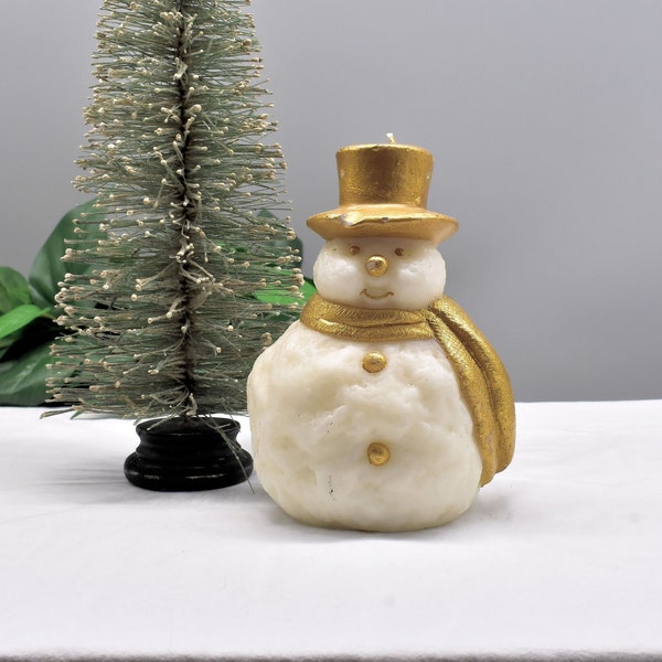 Snowman Candle - Etsy