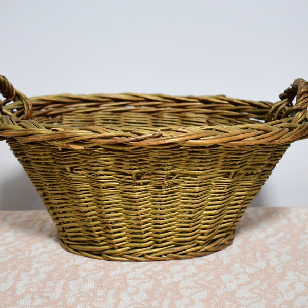 Basket With Handle - Etsy